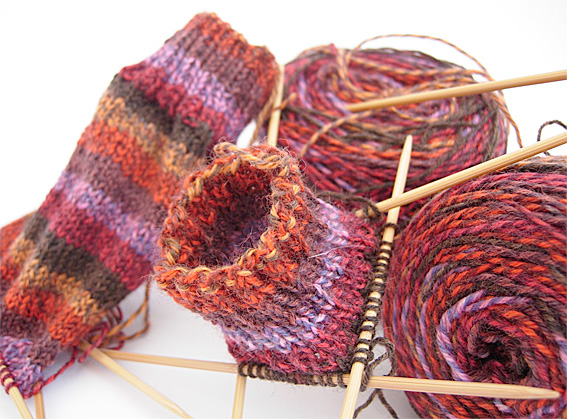 Socks-short-row-heel-3web — Knitting Squirrel